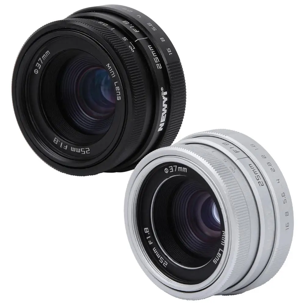 NEWYI-25mm-F1-8-Mini-CCTV-C-Mount-Wide-Angle-Optical-Lens-for-Canon-for ...