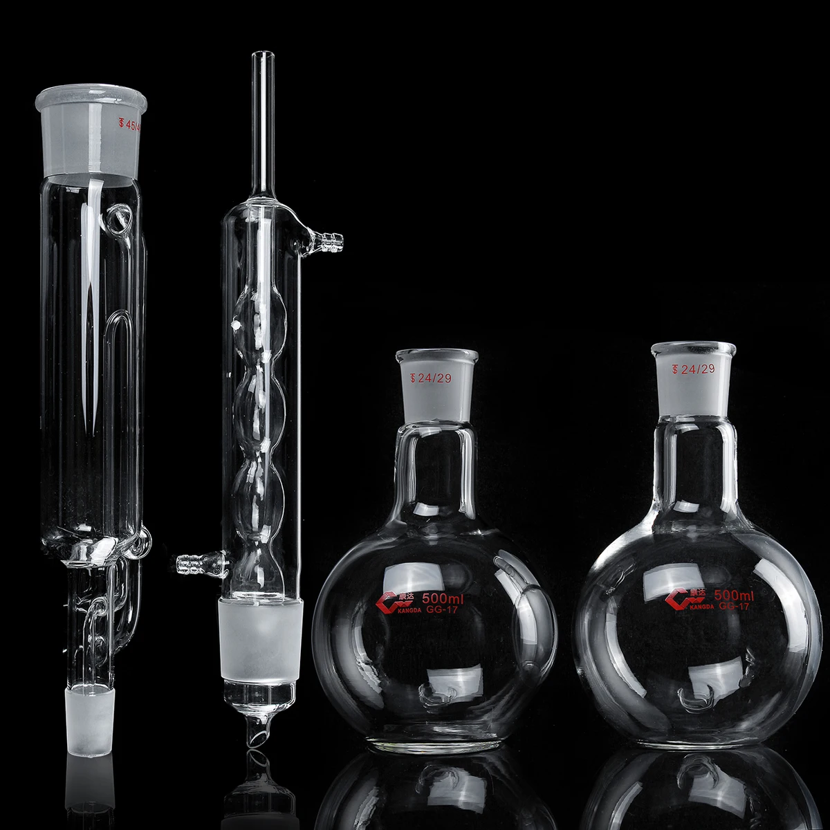 Extractor de vidrio Soxhlet de laboratorio, juego de condensadores con ...