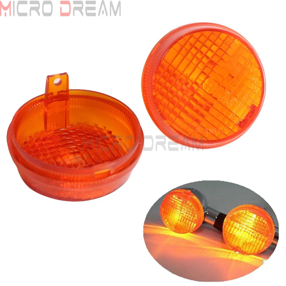 2pcs Motorcycle Turn Signal Lens ABS Indicators Light Covers For ...