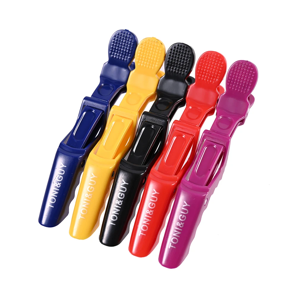 6pcs-lot-Plastic-Alligator-Clip-Barber-Clip-Hairdressing-Tools-Duckbill ...
