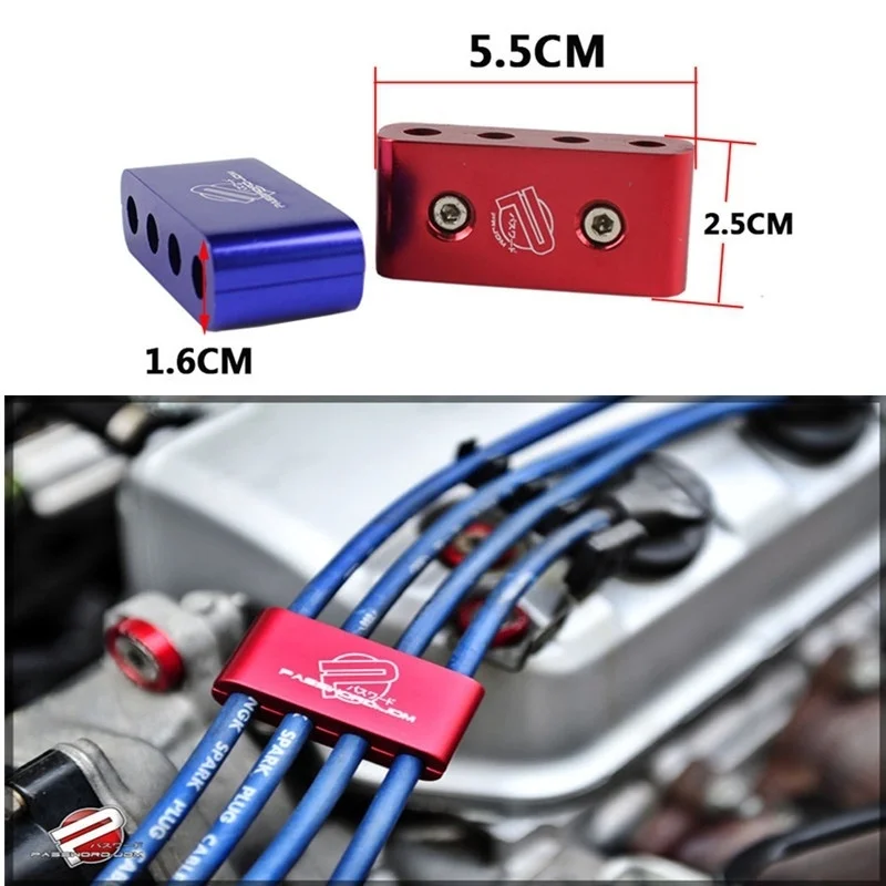 Aluminium Alloy Spark Plug Electrical Wire Clamp - TokyoToms.com ...