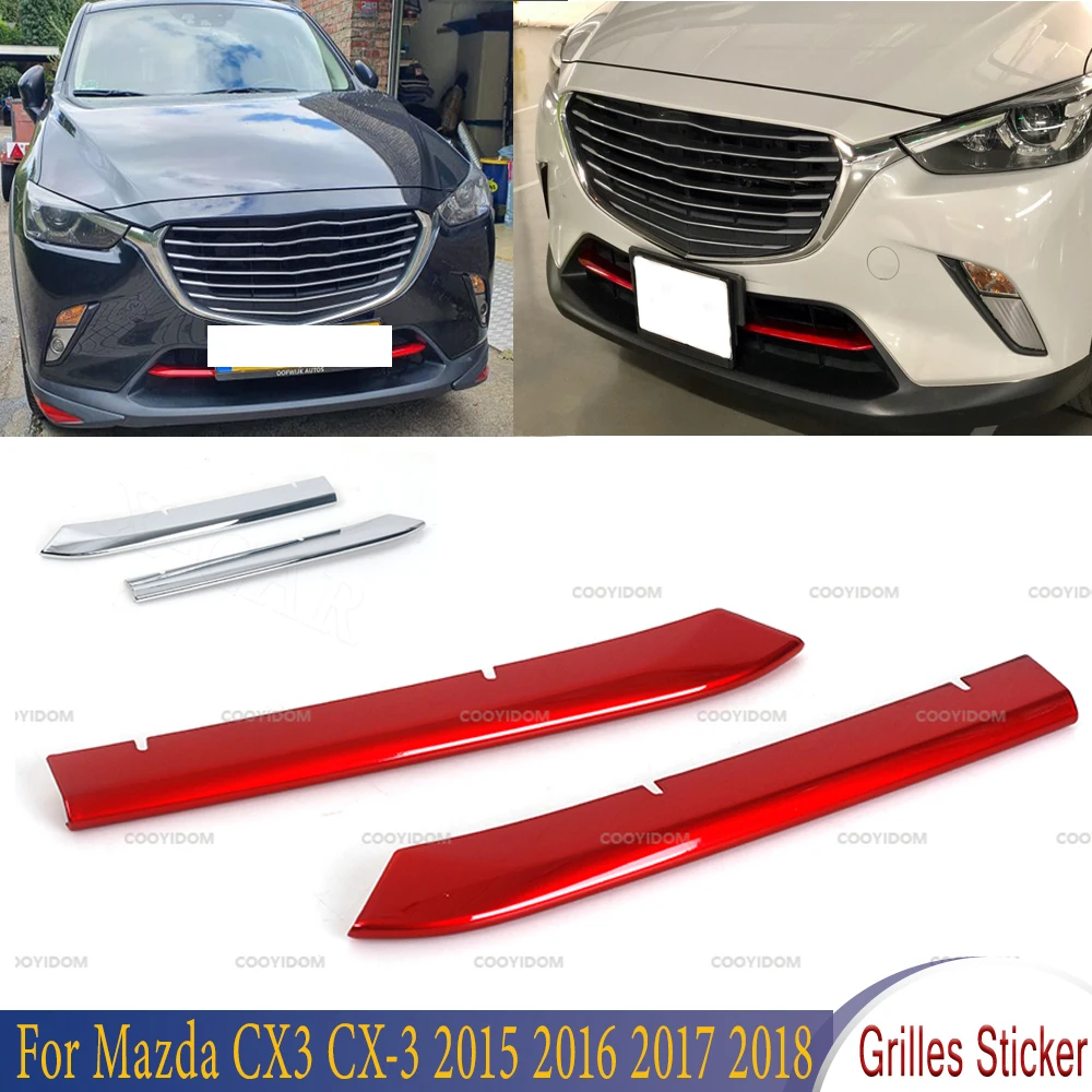 X-CAR-2Pcs-Frontsch-rze-K-hlergrill-Trimmt-Abdeckung-Air-Einlass-Gitter ...