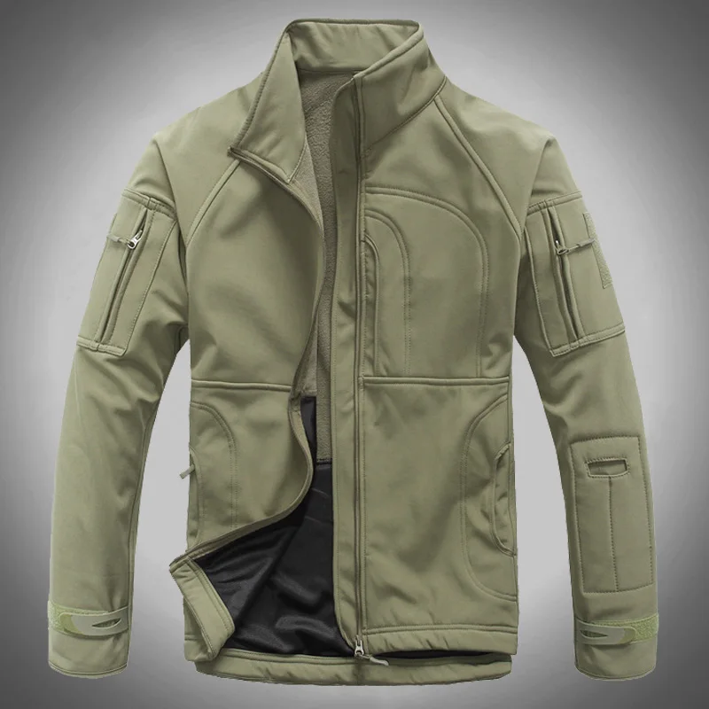 Winter-Military-Fleece-Jacket-Men-Soft-Shell-Tactical-Waterproof-Army ...