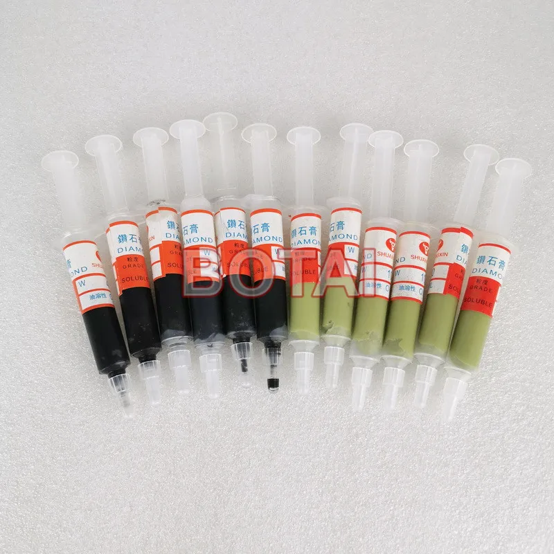 12PCS-Diamond-Abrasive-Paste-Needle-Tube-For-Common-Rail-Injector-Valve ...