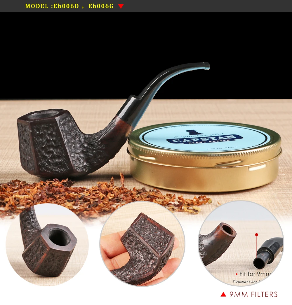 Pipe,pipe à fumer en bois avec outils gratuits,ensemble fait à la main ...