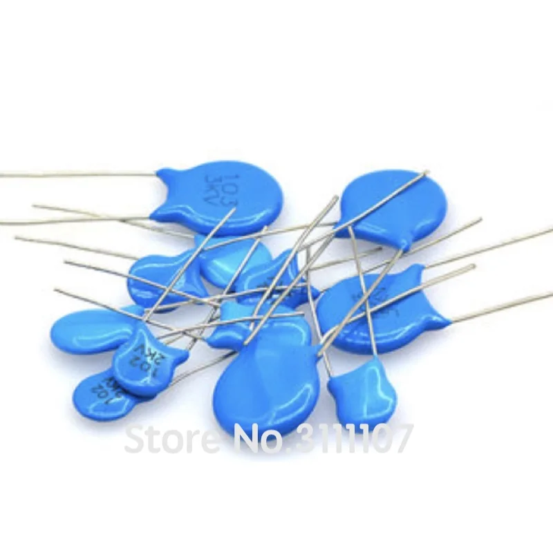 20PCS High voltage Ceramic Capacitor 2KV 15PF 100PF 120PF 150PF 220PF ...