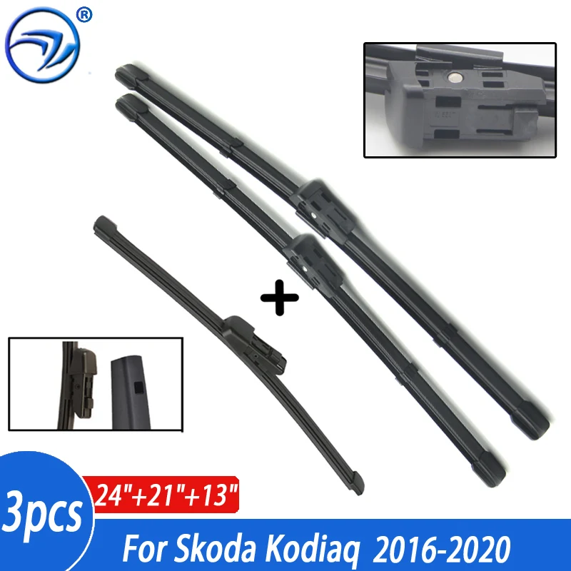 Windshield-Windscreen-Wiper-Blades-For-Skoda-Kodiaq-2016-2020-Front ...
