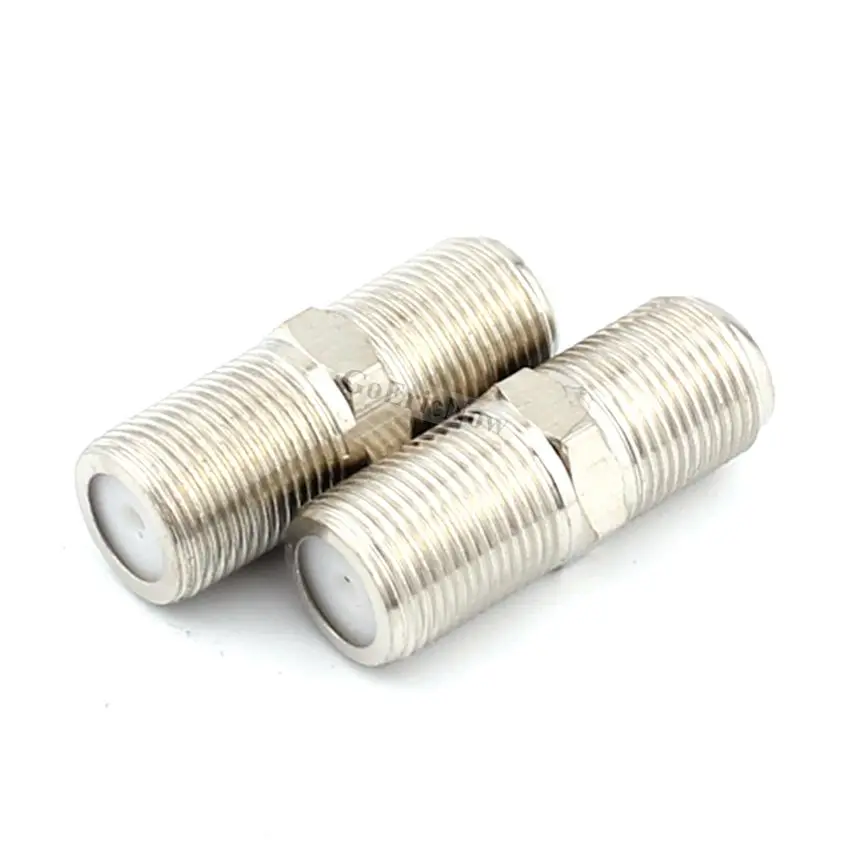 1 pcs RF Coaxial Long 28mm F Type Coupler Adapter Connector Female F/F ...