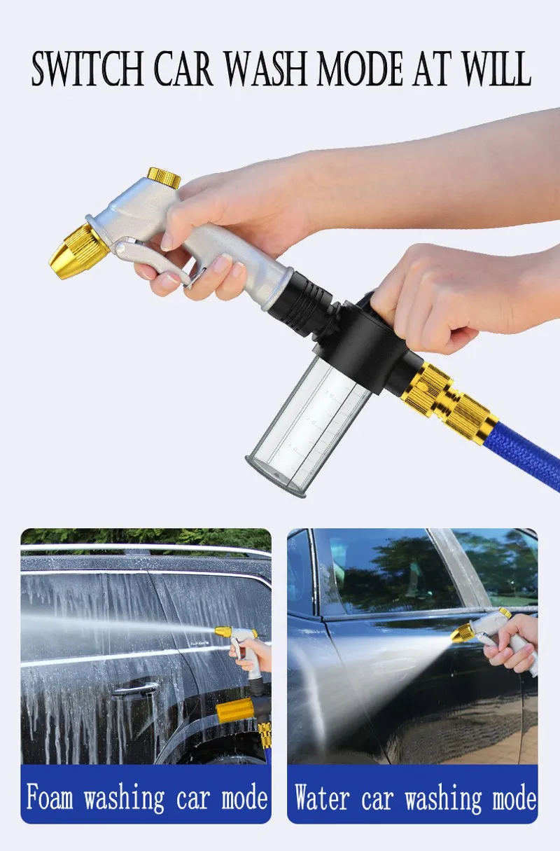 TETE D'ARROSAGE,Silvery Gun Kit--Pistolet à eau haute pression, système ...