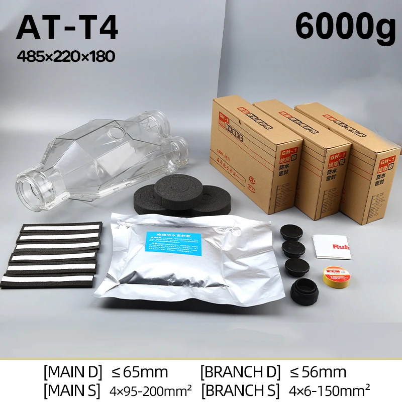 Cast Resin Cable Joint Ip68 Glue Junction Box In The Ground Soaking In ...