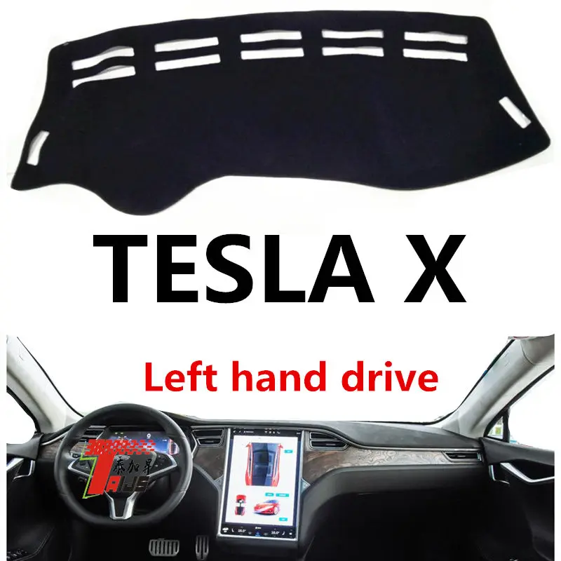 Taijsc left hand drive car dashboard cover for Tesla X comfortable ...