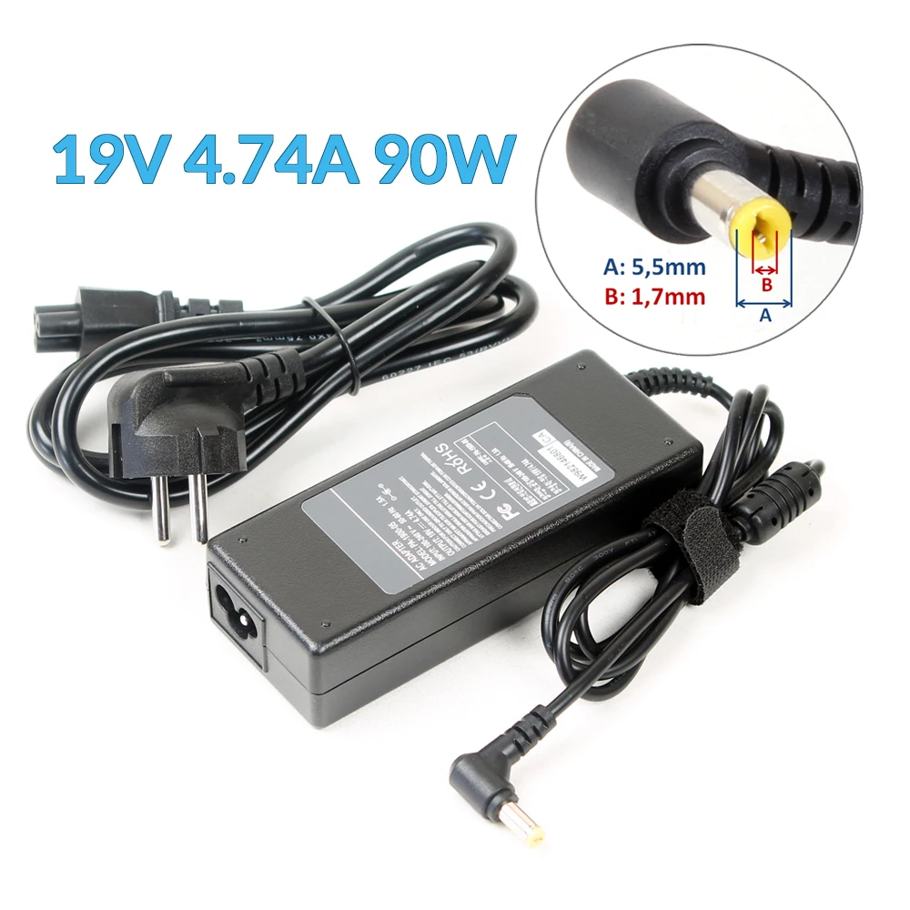 19V-4-74A-adapter-charger-for-Packard-Bell-EasyNote-LM98-GO-TH36-AU ...