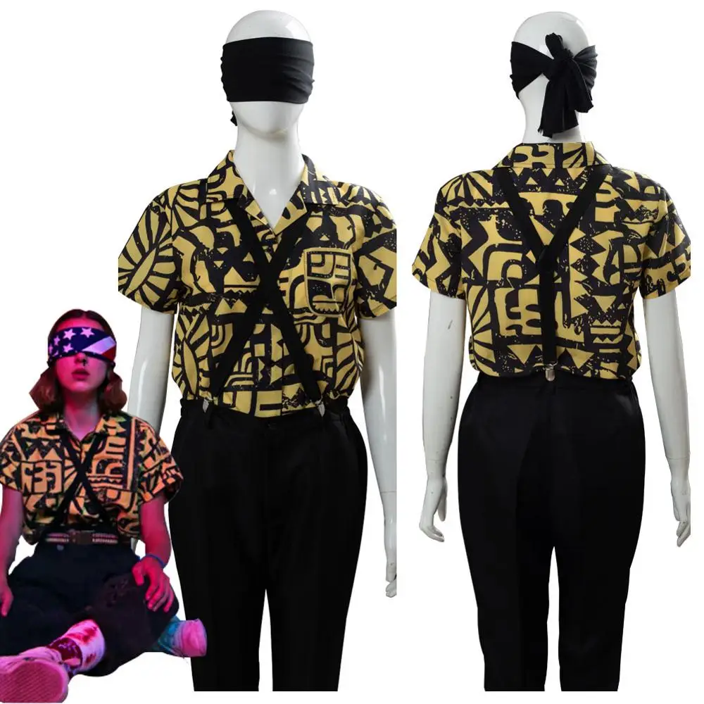 Stranger Things 3 Eleven Cosplay Costume Blindfold