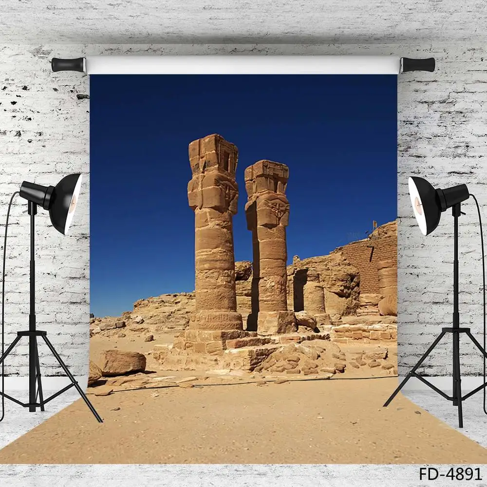 Old City Relic Scenic Desert Sand Stone Scenery Backgrounds Children ...