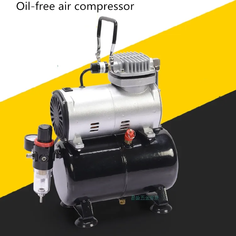 Mini compressor de ar portátil com reservatório de ar, pintura ...