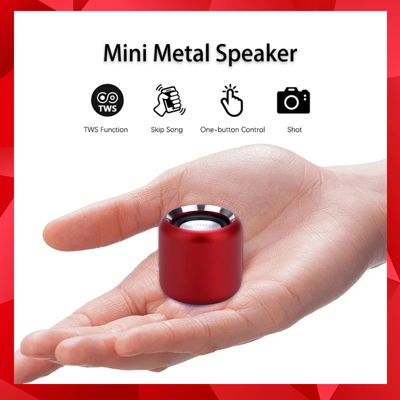 2023-TWS-Speaker-Bluetooth-portabel-Super-mini-Speaker-Shutter-Remote ...