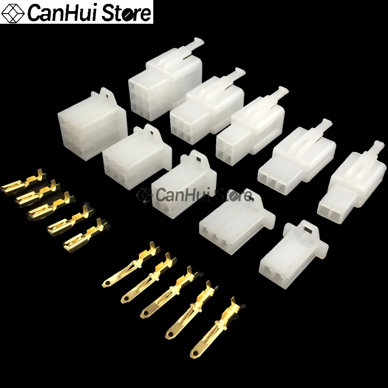 10 set 2.8mm connector 2P 3P 4P 6P 9P 2pin Electrical 2.8 Connector ...
