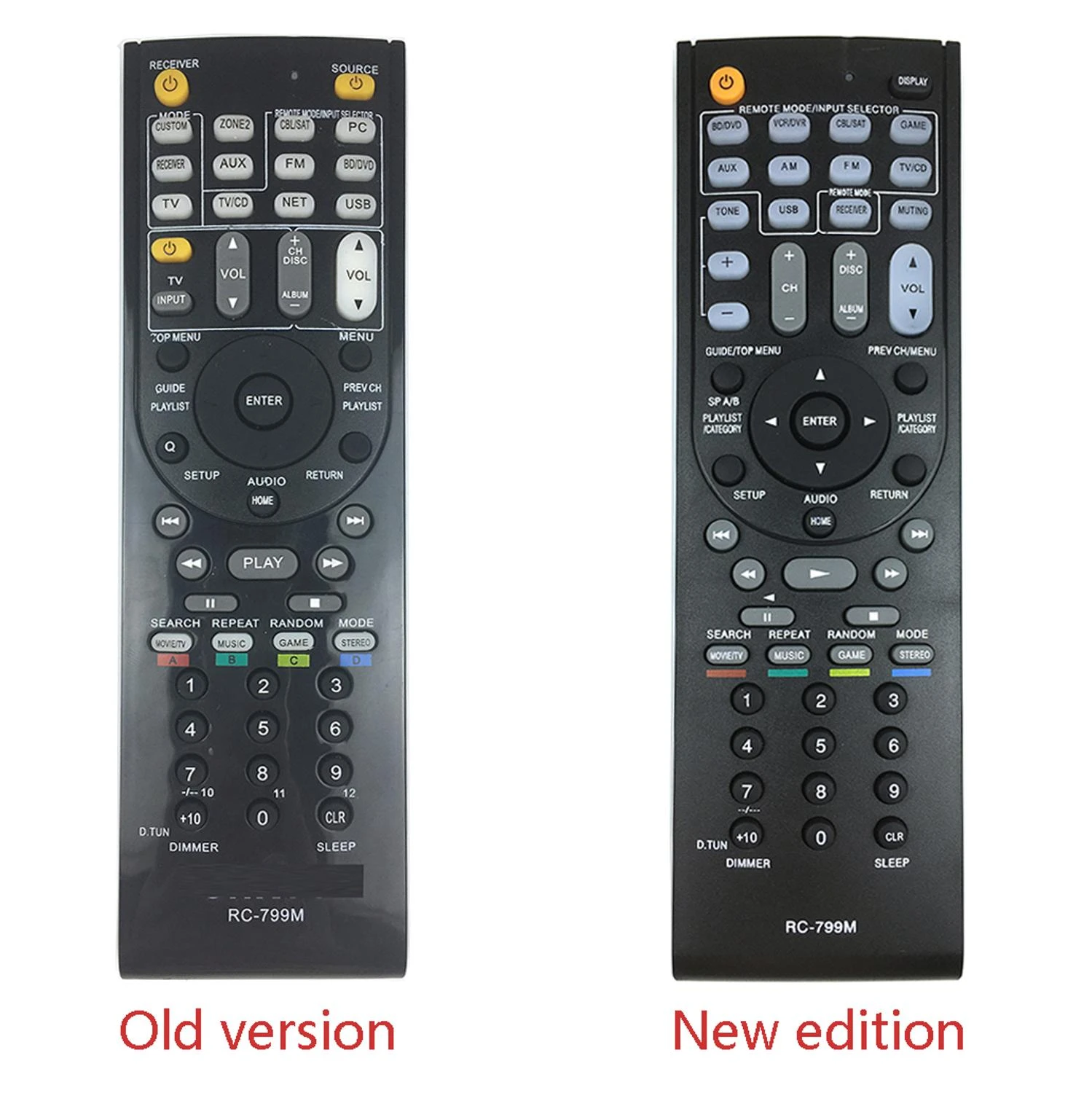 Remote Control For Onkyo Av Rc-799m Rc-737m Rc-834m/rc-735m Rc-765m Tx-nr414 Tx-nr515 Tx-nr717 ...