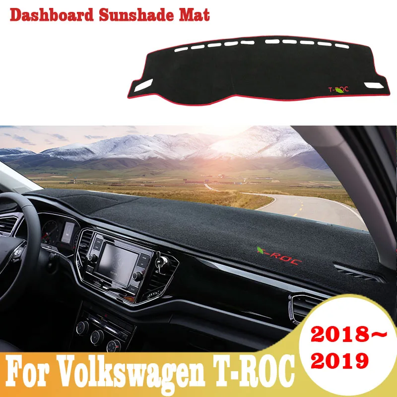 Auto Dashboard Cover Mat Pad Instrument Platform Tapijt Voor Volkswagen ...