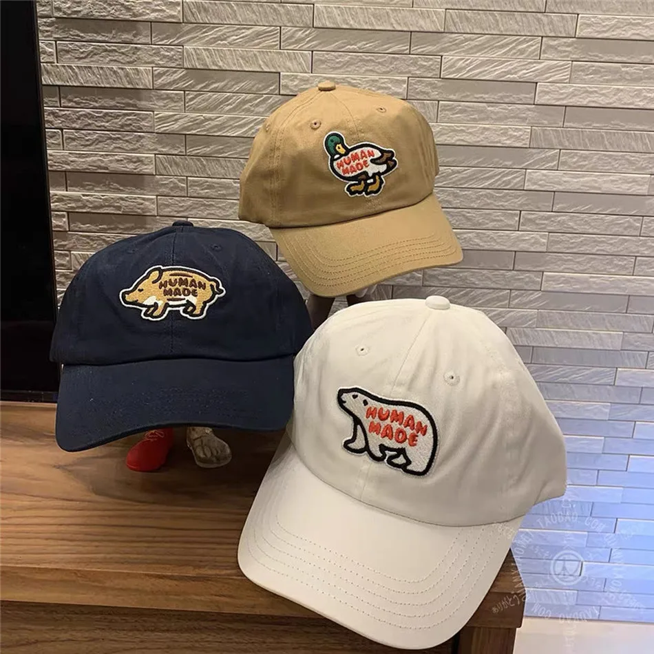 Embroidery-HUMAN-MADE-Baseball-Caps-Men-Women-High-Quality-Hat ...