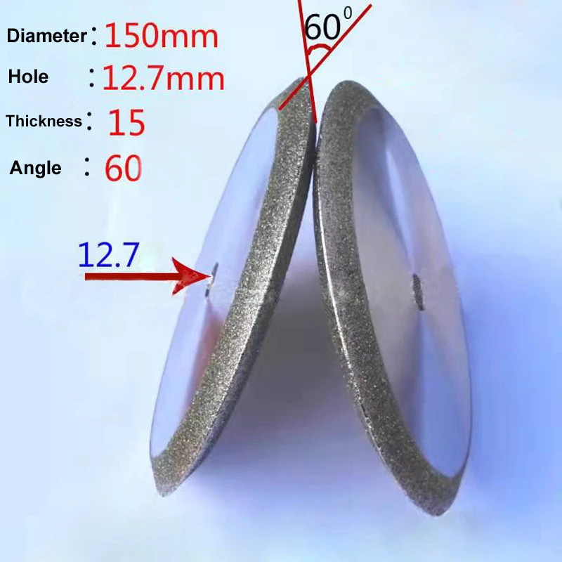 Diamond-Grinding-Wheel-Double-Bevel-Angle-Grinding-Disc-150x12-7-Hole ...