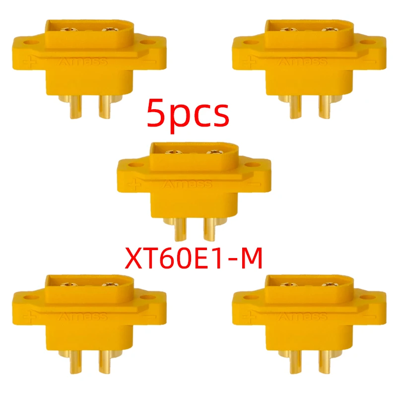 5-10PCS-AMASS-XT60E1-M-XT60E-M-Male-Head-Can-be-Fixed-DIY-Spare-Parts ...