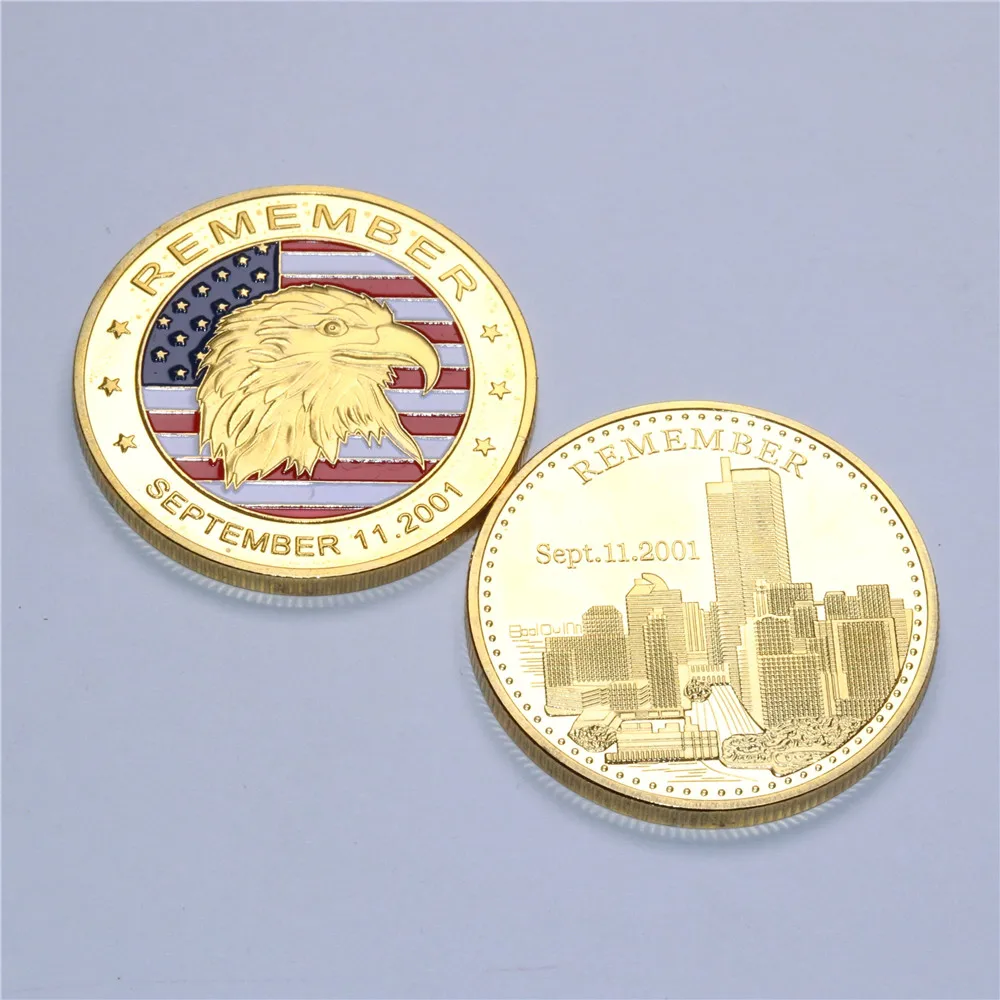 September-11-2001-World-Trade-Center-coin-Gold-Plated-Coin-9-11 ...