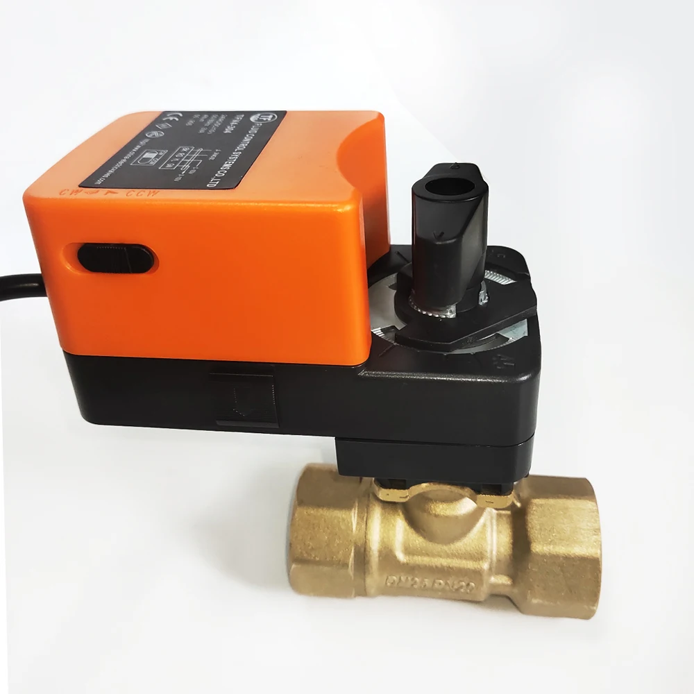 1'' proprotion valve 2 way, AC/DC24V electric modulating valve 4 20mA ...