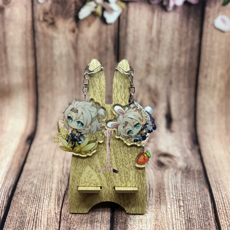 Game-Genshin-Impact-Albedo-Keychain-Accessories-Anime-Cosplay-Props-Key ...