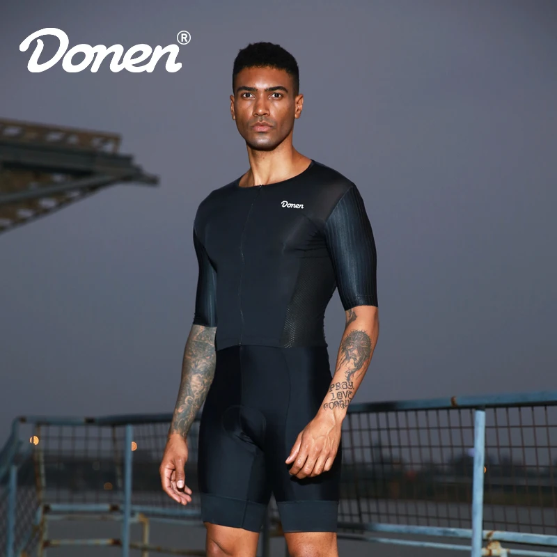 Donen-cycling-skinsuit-one-piece-suit-bicycle-cloting-professional-cut ...