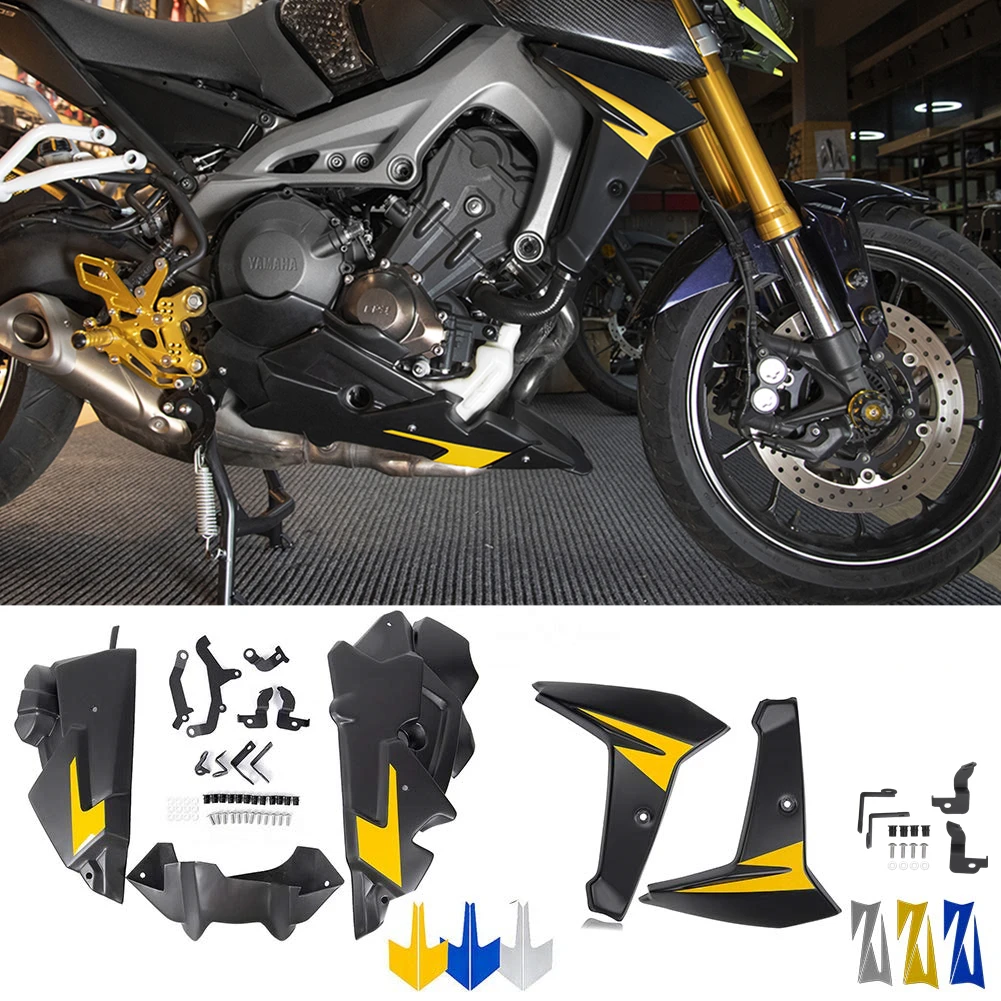 For YAMAHA MT09 FZ09 FJ09 Bellypan Lower Engine Spoiler Fairing ...