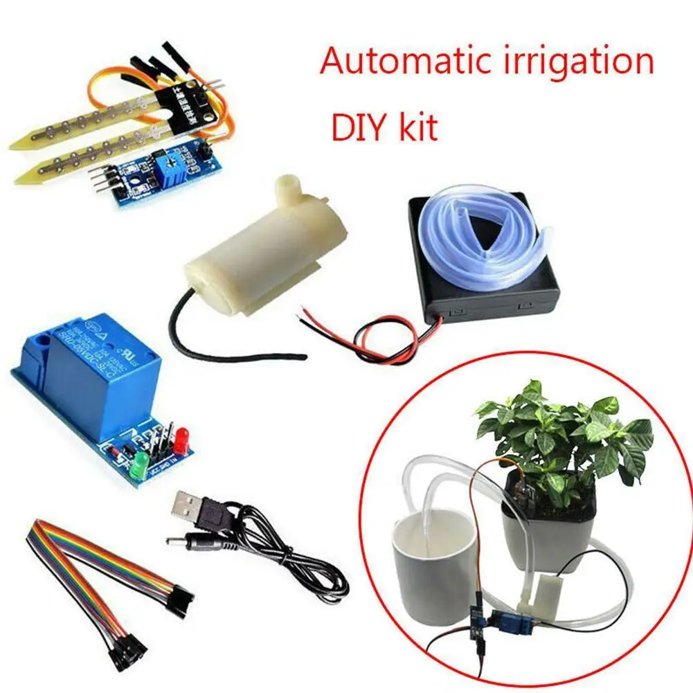 Automatic-Irrigation-Module-Set-Micro-Drip-Watering-System-Hose-Soil ...