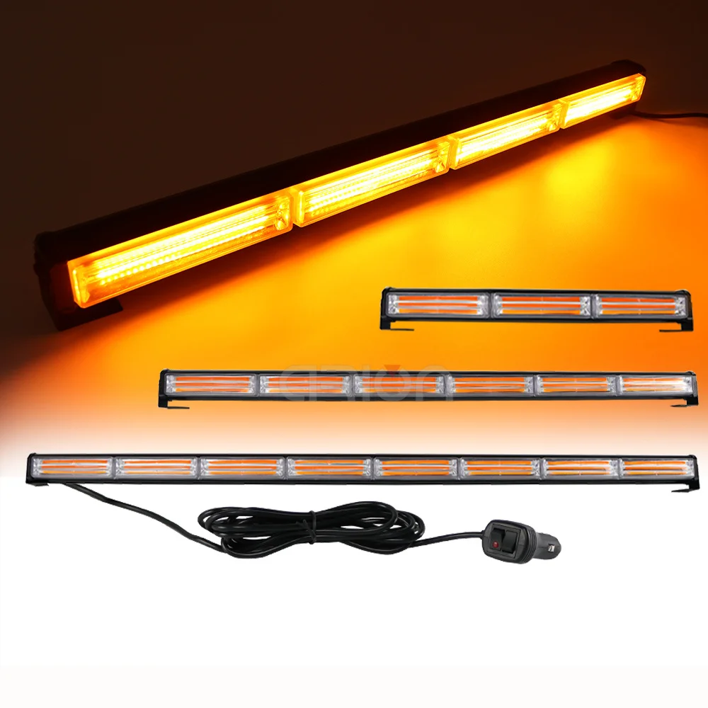 13" To 46" 144w Cob Led Strobe Light Police Fireman Car Truck Flashing ...