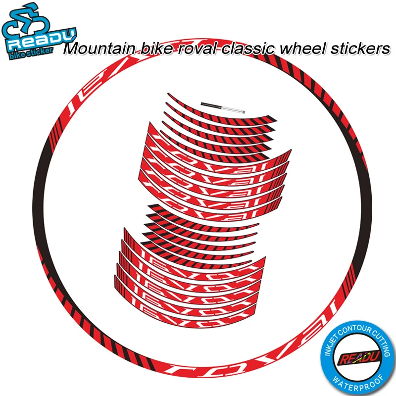 ROVAL Classic Mountain Bike Wheel Sticker Mountain Bike Knife Sticker ...