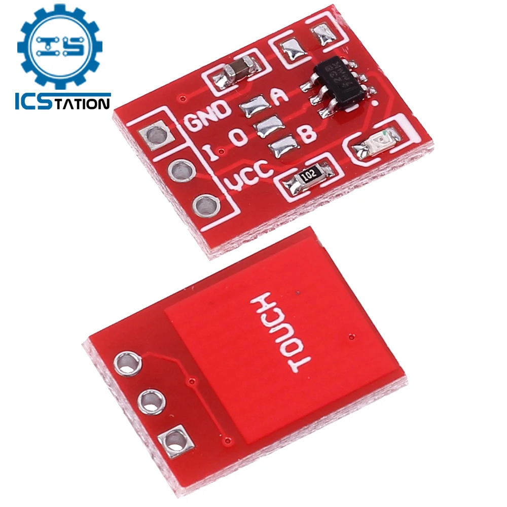 10Pcs TTP223 Touch Key Switch Module Self Locking/ No Locking ...