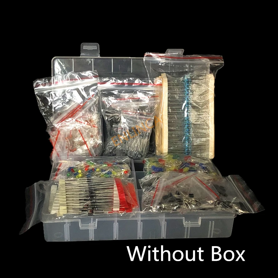 Metal-Film-Resistor-Assortment-Kit-Led-Diodes-Electrolytic-Capacitor ...
