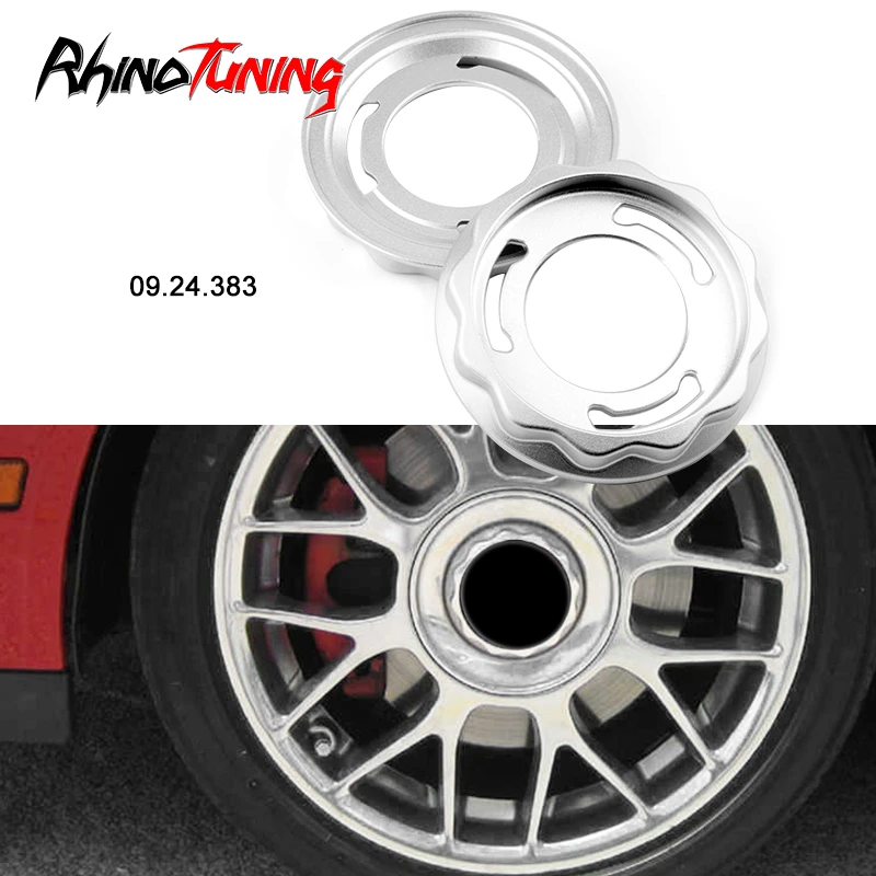 4pcs 100mm 49mm Car Wheel Center Hub Caps Dust-proof Metal Hood Cover ...