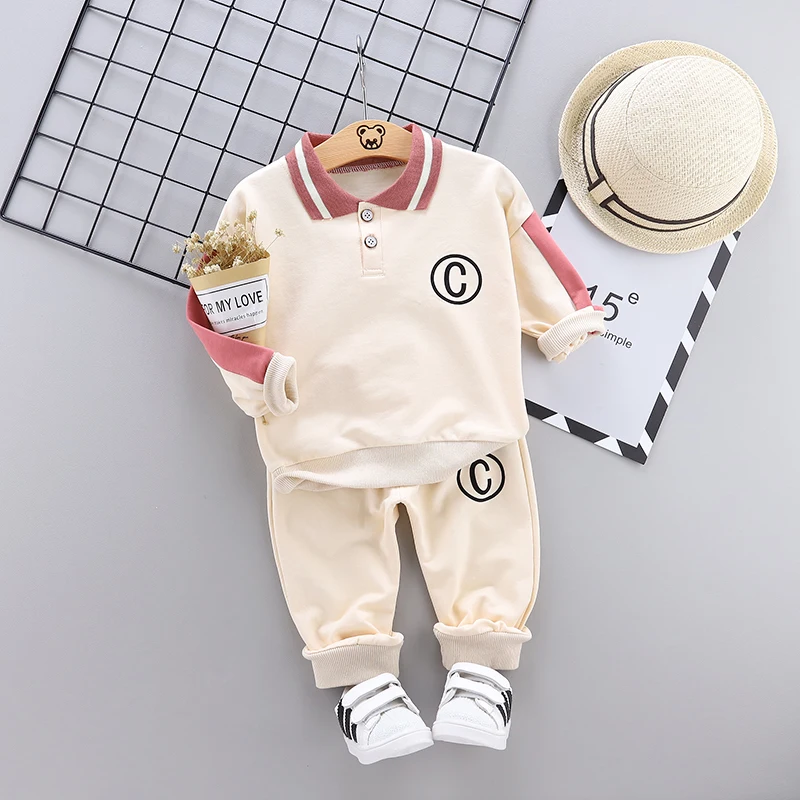 Baby Cothes Set 2pcs Long Sleeve Sweatshirts + Pants Suit Kids Bebes ...