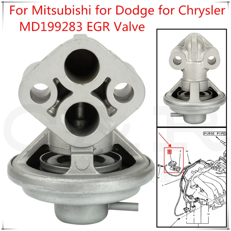 Original Egr Exhaust Gas Recirculation Valve For Chrysler Sebring For ...