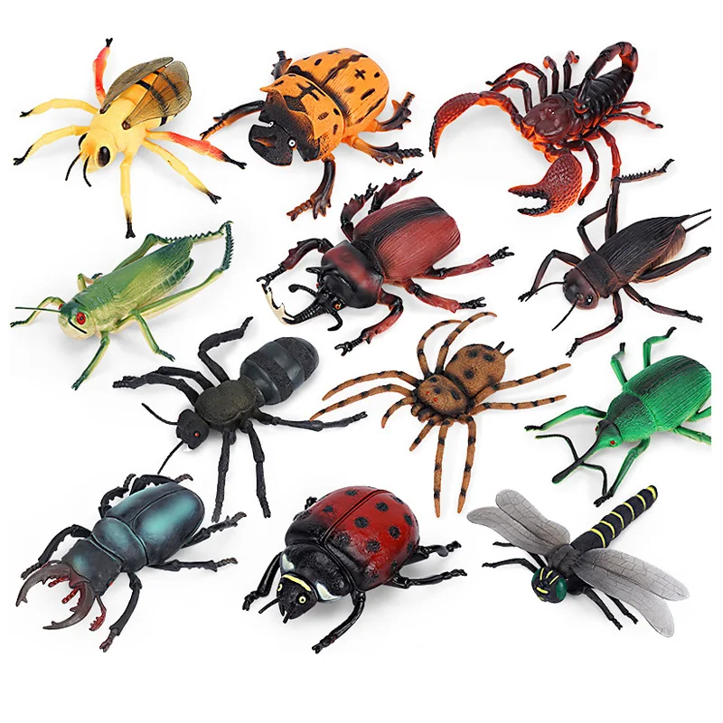 Big Simulation Insects Figures Toys For Children Wild Reptile Model ...