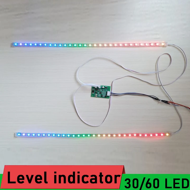 30-60-LED-Music-Level-Indicator-Audio-Spectrum-Dual-flexible-light-bar ...