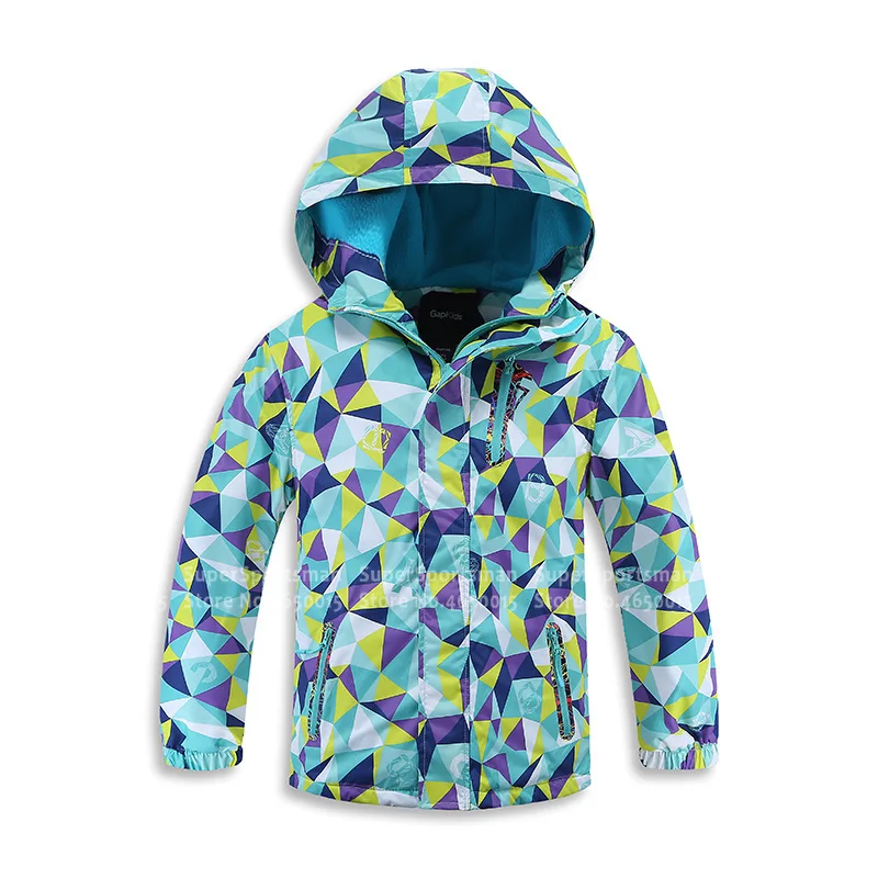 Детская флисовая водонепроницаемая куртка для походов на открытом ...