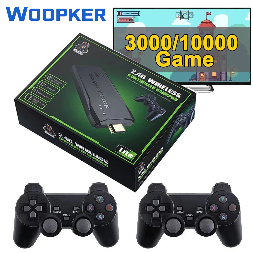 4K-HD-Video-Game-Console-2-4G-Double-Wireless-Controller-For-FC-PS1-GBA ...