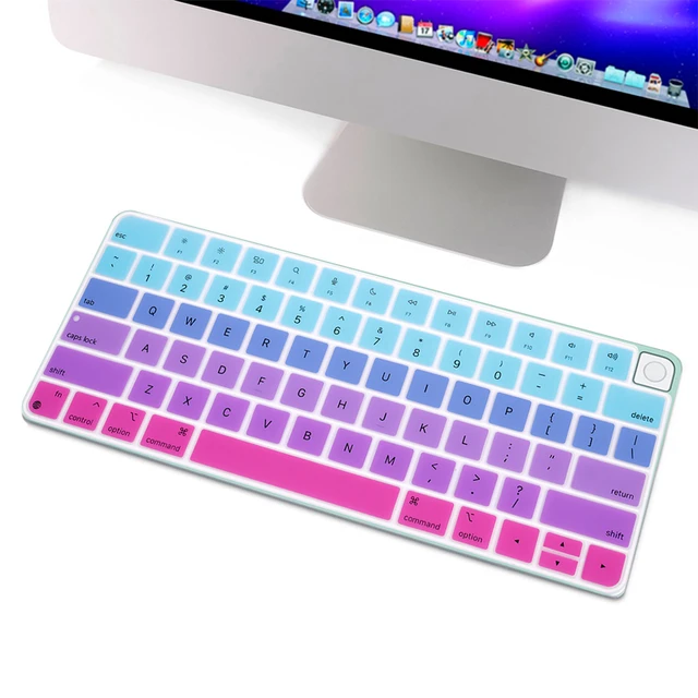 Rainbow Apple Computer Keyboard
