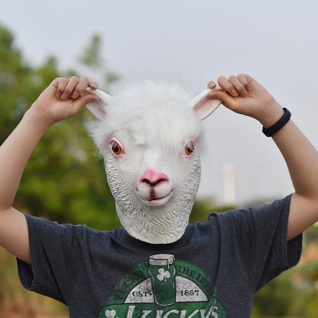 Llama Head Costume