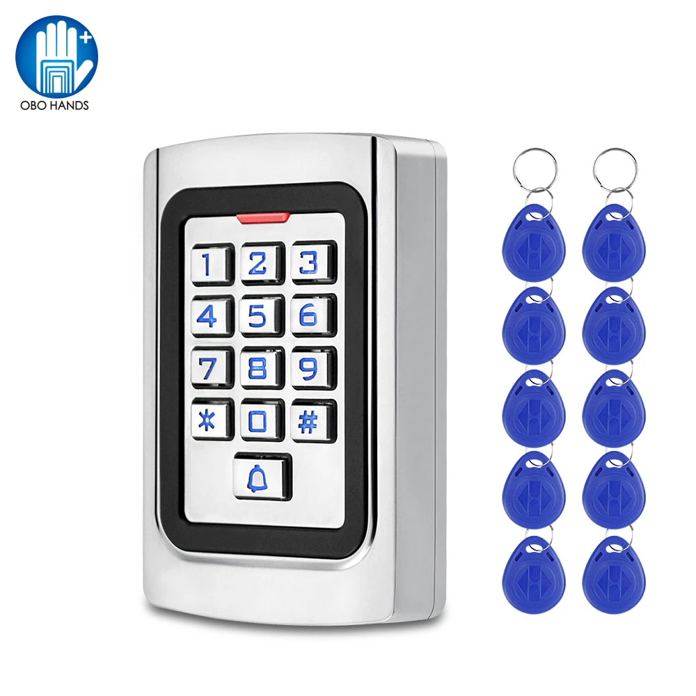 Rainproof Access Control Keypad 125khz Rfid Door Controller Programmer ...