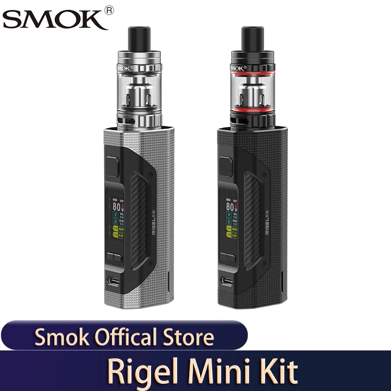 Original-SMOK-Rigel-Mini-Vape-Kit-80W-with-3ml-TFV9-Mini-Tank-V9-Meshed ...