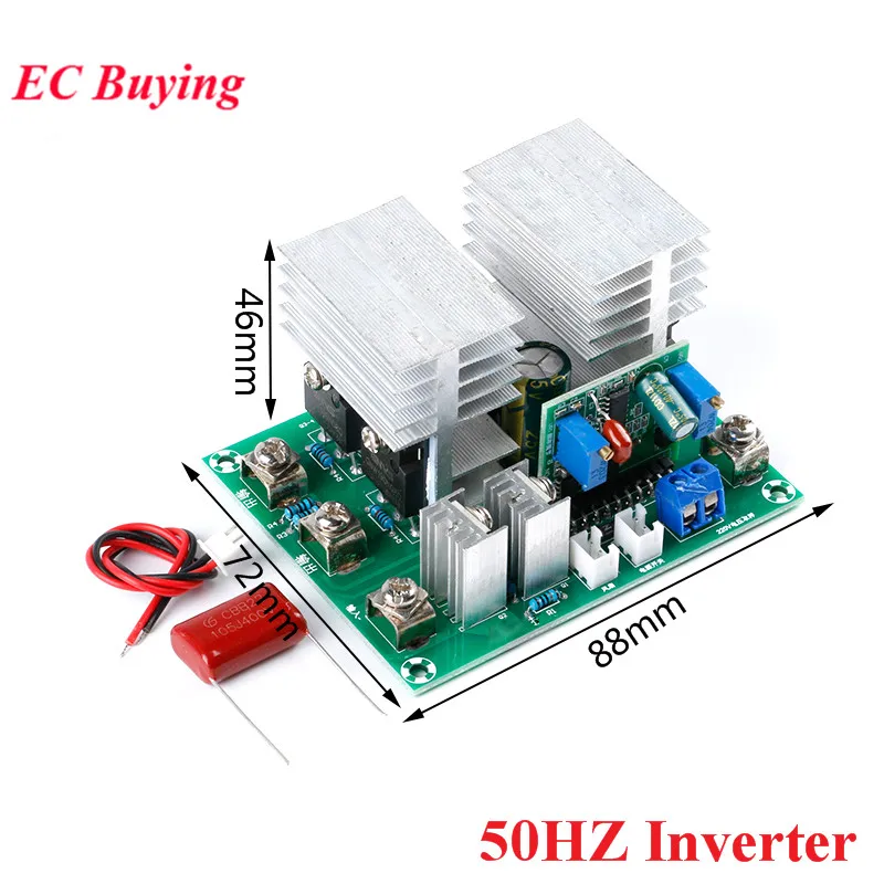 50HZ Inverter Drive Board Single DC 12V AC 220V Transformer Bridge ...