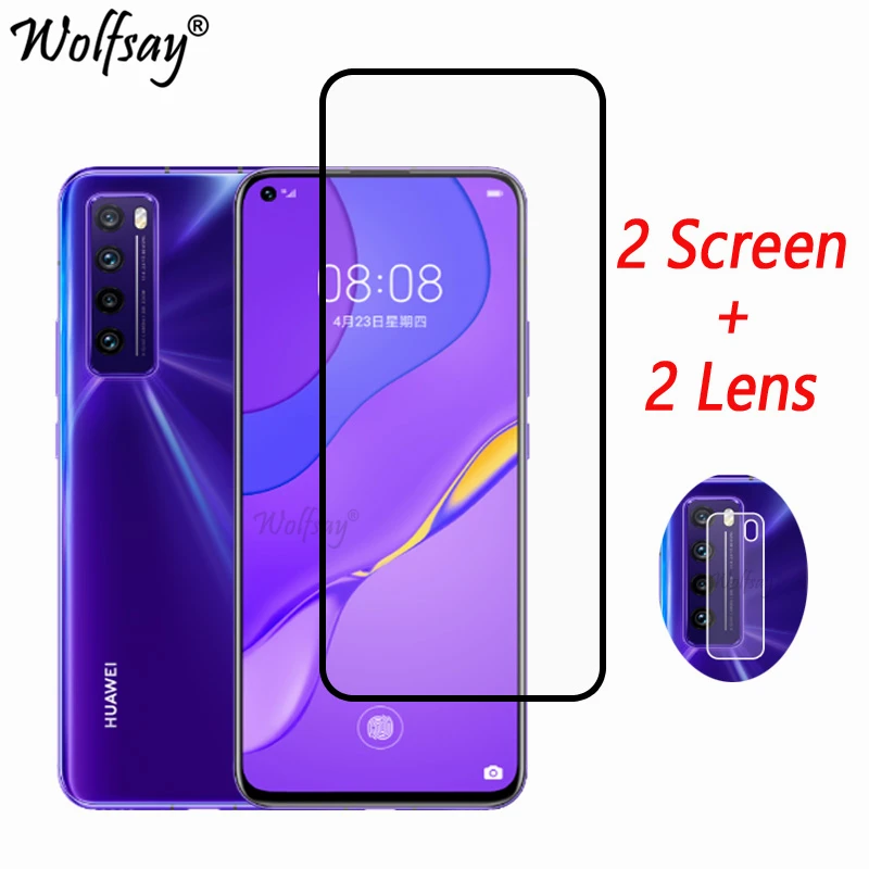 Full-Cover-Tempered-Glass-For-Huawei-Nova-7-5G-Screen-Protector-For ...