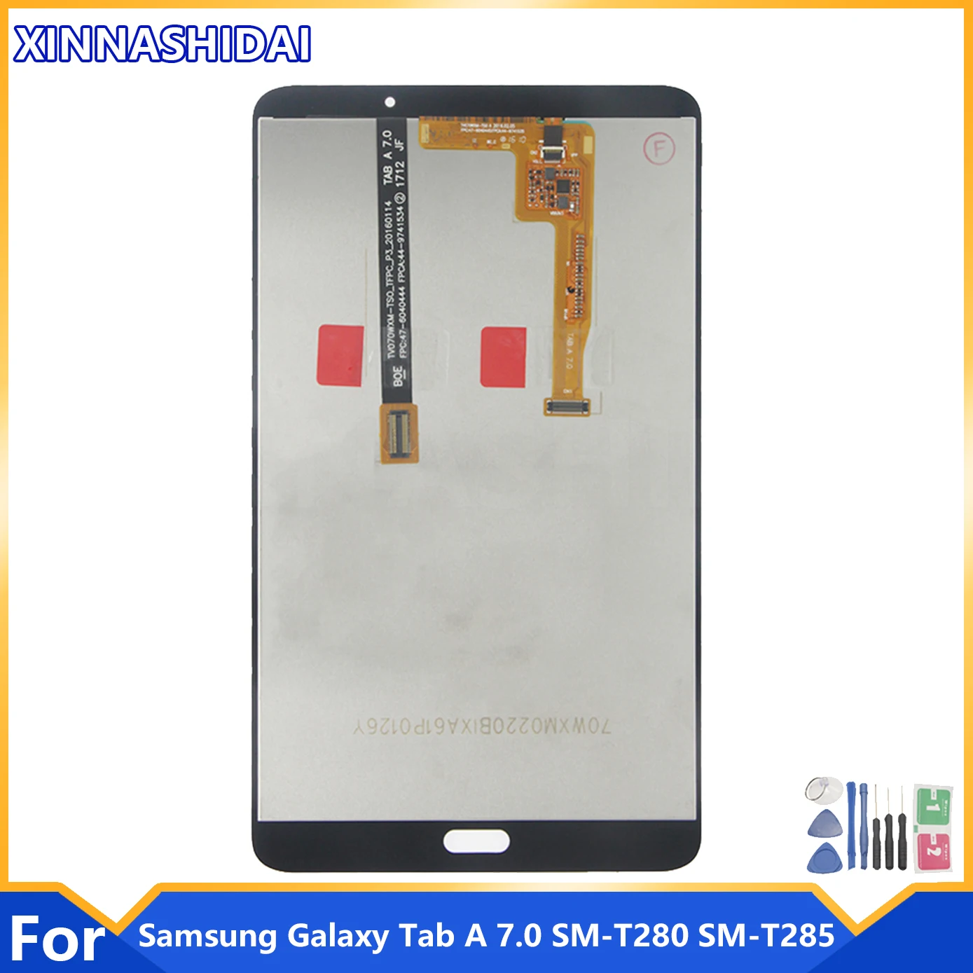 Tela lcd touch de 7 "para samsung galaxy tab a, peças de substituição ...
